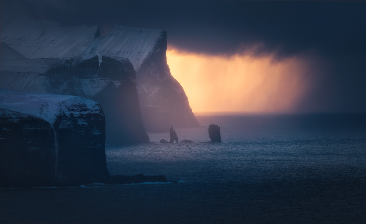 Ephemeral Winter Weather On The Faroe Islands Captured By Photographer