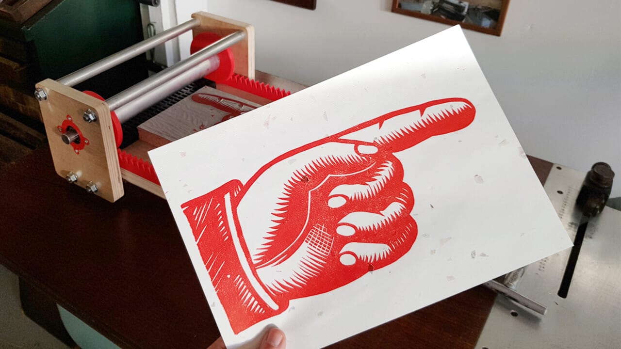 Enjoy the Art of Printmaking At Home with This Tabletop Press — Colossal